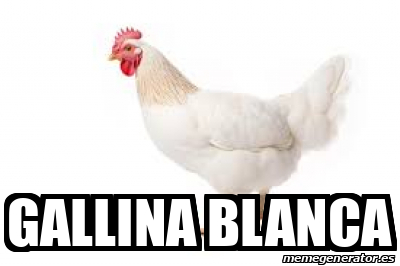 Meme Personalizado - gallina blanca - 33472637