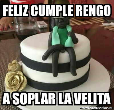 Meme Personalizado - Feliz cumple rengo A soplar la velita - 33478314