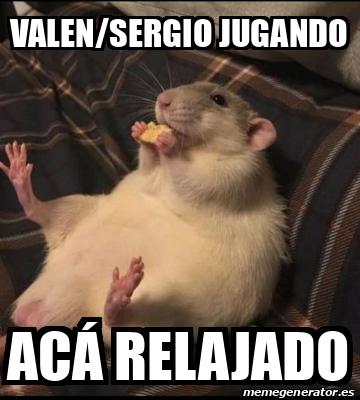 Meme Personalizado - Valen/Sergio jugando - 33483627