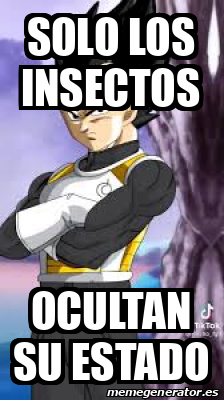 Meme Personalizado - Solo los insectos ocultan su estado - 33490165
