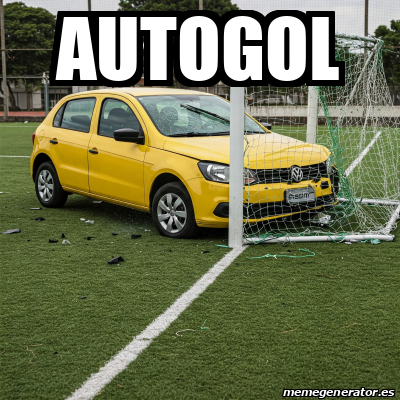 Meme Personalizado - autogol - 33492886