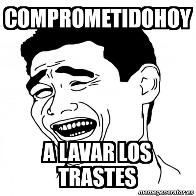 Meme Yao Ming 2 - Comprometidohoy a lavar los trastes - 33050468