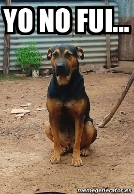 Meme Personalizado - Yo no fui... - 33051524