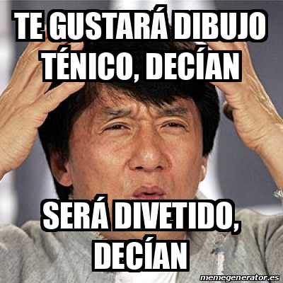 Meme Jackie Chan - TE GUSTARÁ DIBUJO TÉNICO, DECÍAN SERÁ DIVETIDO ...