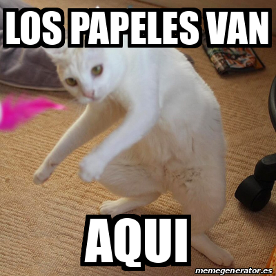 Meme Personalizado - los papeles van aqui - 33055274
