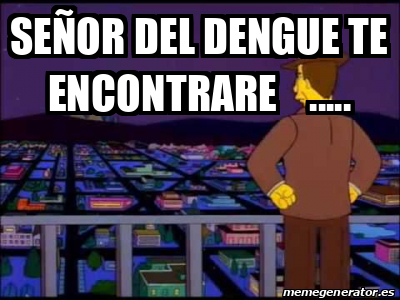 Meme Personalizado - SEÑOR DEL DENGUE TE ENCONTRARE ..... - 33057780