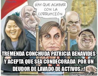 Meme Personalizado - TREMENDA CONCHUDA PATRICIA BENAVIDES Y ACEPTA QUE ...