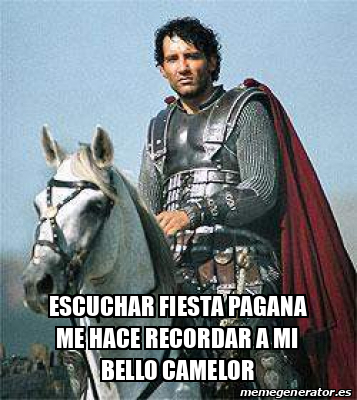 Meme Personalizado - escuchar fiesta pagana me hace recordar a mi bello ...