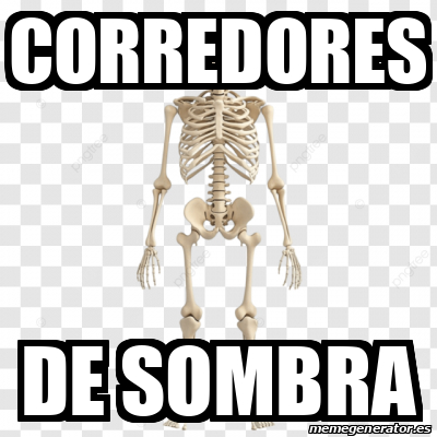 Meme Personalizado - corredores de sombra - 33502533