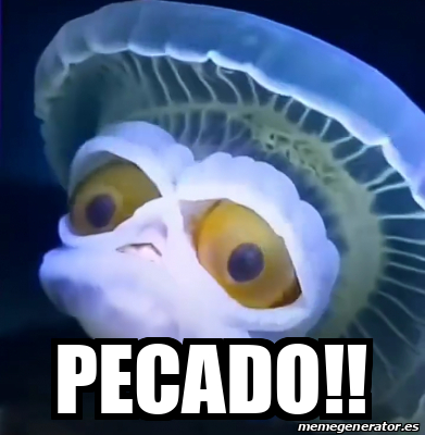 Meme Personalizado - Pecado!! - 33503408