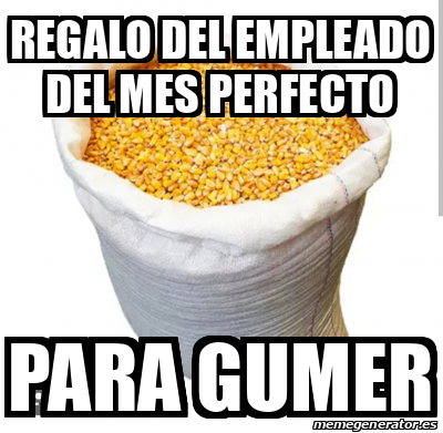 Meme Personalizado - Regalo del empleado del mes perfecto Para Gumer ...