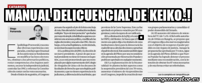 Meme Personalizado - MANUAL DELICUENCIAL DE KEIKO..! . - 33505489