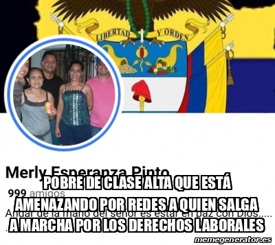 Meme Personalizado - pobre de clase alta que está amenazando por redes ...