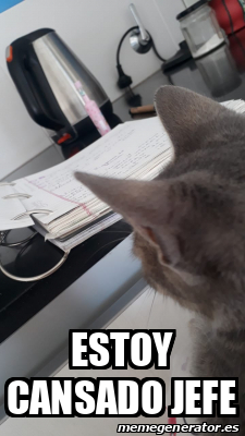 Meme Personalizado - Estoy cansado jefe - 33515169