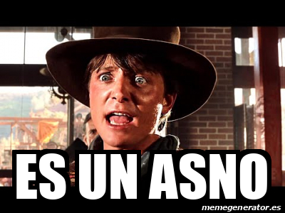 Meme Personalizado - ES UN ASNO - 33522796