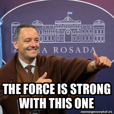 Meme Personalizado - The force is strong with this one - 33531360