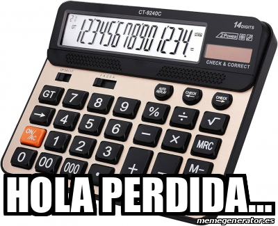 Meme Personalizado - Hola perdida… - 33538219