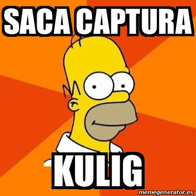 Meme Homer - Saca captura Kulig - 33563539