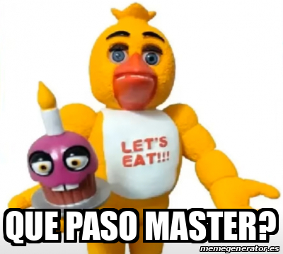 Meme Personalizado - Que paso master? - 33567882
