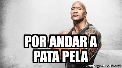 Meme Personalizado - Por andar a pata pela - 33061281