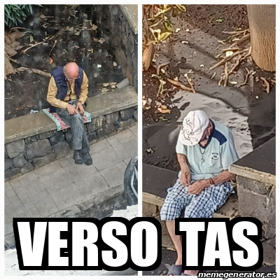 Meme Personalizado - Verso tas - 33062032