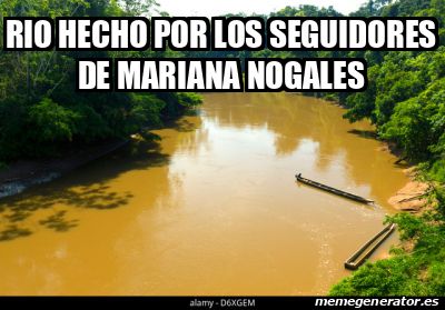 Meme Personalizado - RIO HECHO POR LOS SEGUIDORES DE MARIANA NOGALES ...