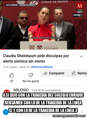 Meme Personalizado - A si dijo con la tragedia del colegio Enrique ...