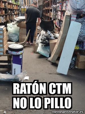 Meme Personalizado - Ratón ctm no lo pillo - 33069670