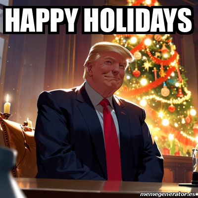 Meme Personalizado - Happy holidays - 33642023