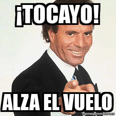 Meme Julio Iglesias - ¡TOCAYO! ALZA EL VUELO - 33070461