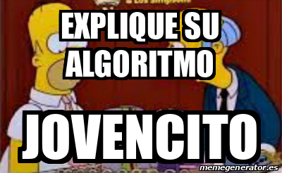 Meme Personalizado - Explique su algoritmo jovencito - 33074385