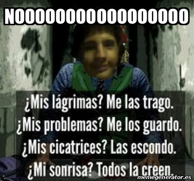 Meme Personalizado - nooooooooooooooooo - 33079369