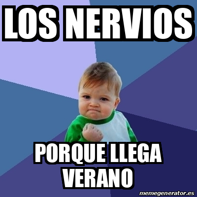 Meme Bebe Exitoso - Los nervios Porque llega verano - 33079770