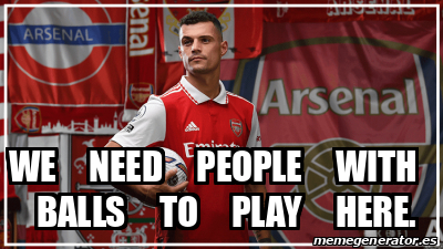 Meme Personalizado - We need people with balls to play here. - 33082408