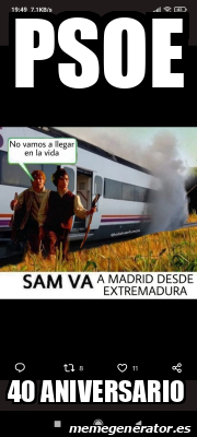 Meme Personalizado - PSOE 40 Aniversario - 33084274