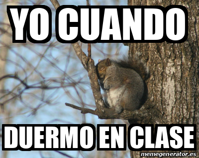 Meme Personalizado - Yo Cuando duermo En Clase - 33085084