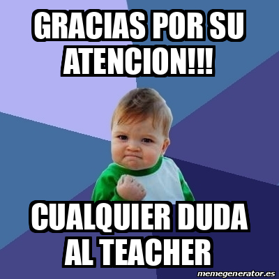 Meme Bebe Exitoso - Gracias por su atencion!!! cualquier duda al ...