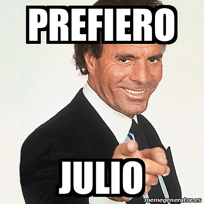 Meme Julio Iglesias - PREFIERO JULIO - 33091846