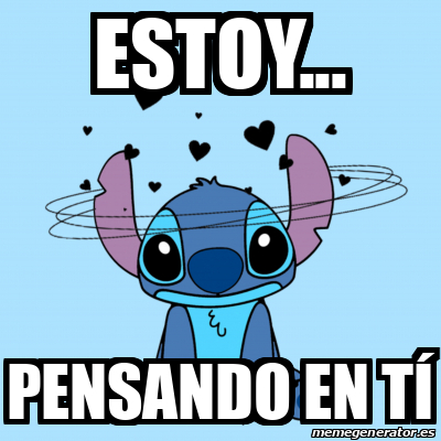 Meme Personalizado - estoy... pensando en tí - 33092228