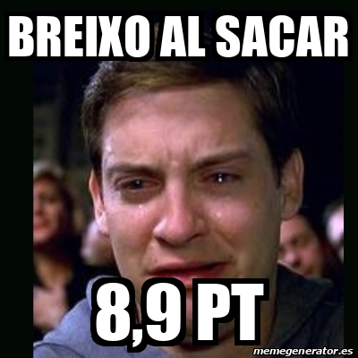 Meme crying peter parker - BReixo al sacar 8,9 pT - 33094574