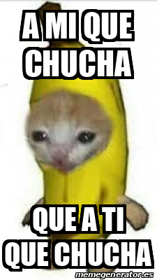 Meme Personalizado - A mi que chucha Que a ti que chucha - 33095125
