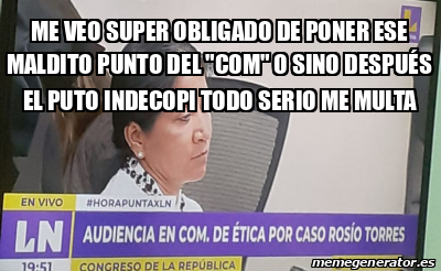 Meme Personalizado - Me veo super obligado de poner ese maldito punto ...