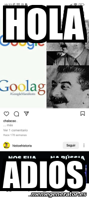 Meme Personalizado - Hola Adios - 33096065