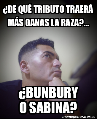 Meme Personalizado - ¿De qué tributo traerá más ganas la raza ...