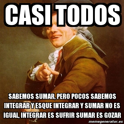 Meme Joseph Ducreux - CASI TODOS SABEMOS SUMAR, PERO POCOS SABEMOS ...