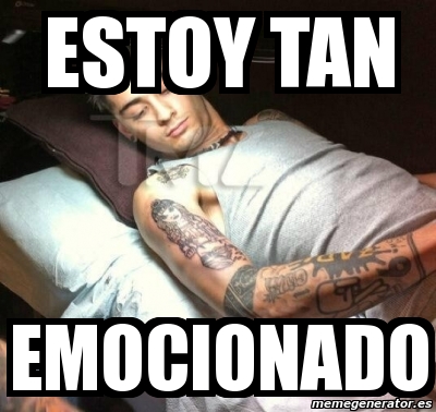 Meme Personalizado - Estoy tan emocionado - 4197506