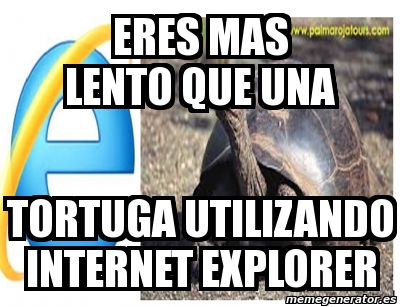 Meme Personalizado - ERES MAS LENTO QUE UNA Tortuga Utilizando Internet ...