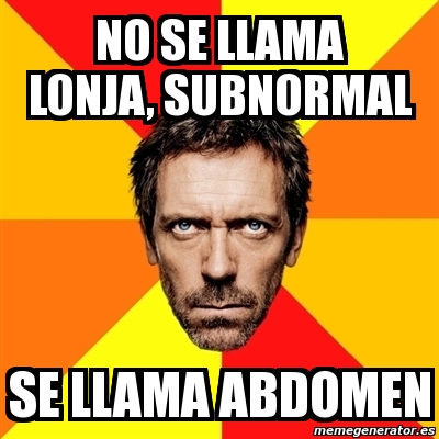Meme House - NO SE LLAMA LONJA, SUBNORMAL SE LLAMA ABDOMEN - 4264237