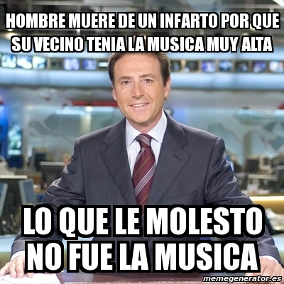 Meme Matias Prats - hombre muere de un infarto por que su vecino tenia ...