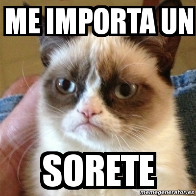 Meme Grumpy Cat - ME IMPORTA UN SORETE - 4371195